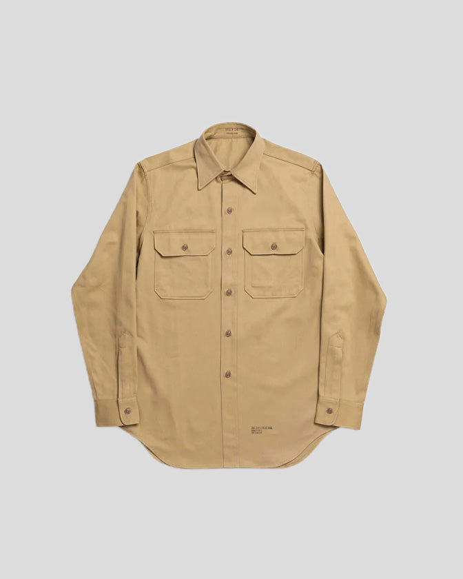 Chino Shirt 530-592-16 | Beige – The Signet Store