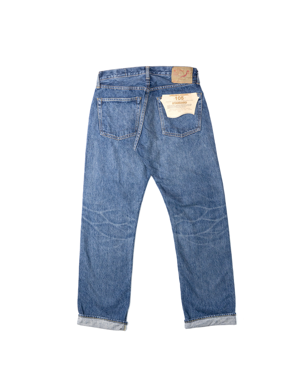 105 Standard Jeans 01-1050-84 | Indigo-2 Year Wash – The Signet Store