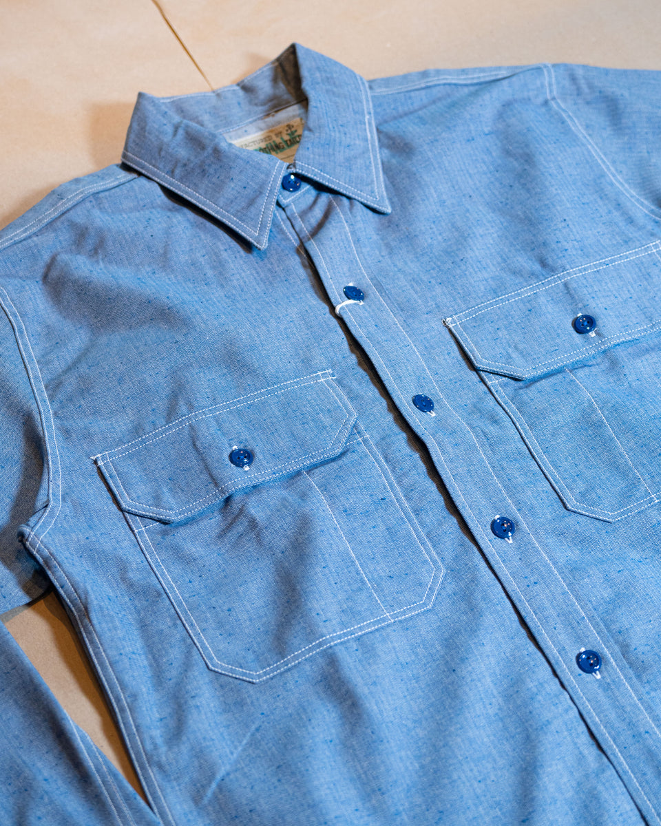 Snipes Shirt | Indigo HBT – The Signet Store