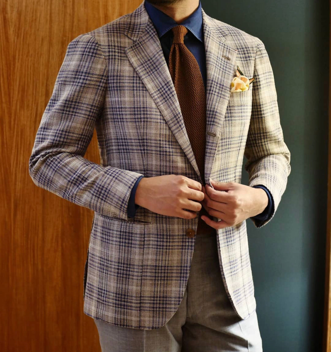 Cream Royal Checkered Sports Jacket – The Signet Store