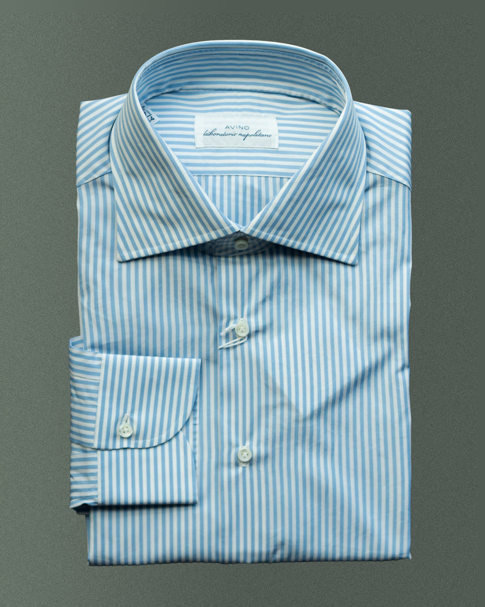 Butcher Stripe Shirt | Light Blue – The Signet Store